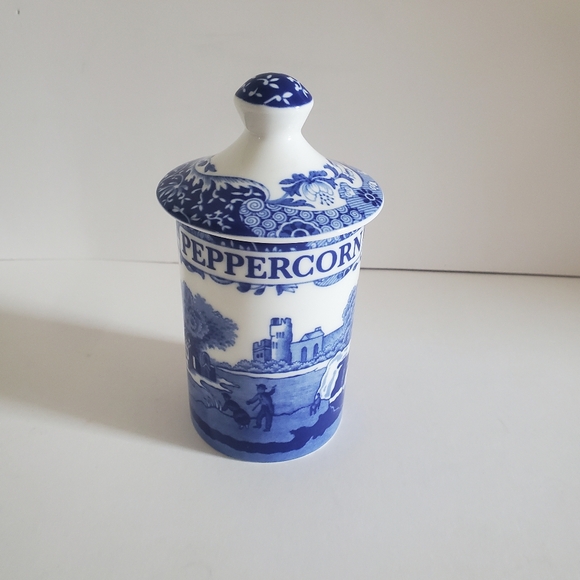 Spode | Kitchen | Spode Blue Italian Porcelain Peppercorn Spice Jar 45 ...